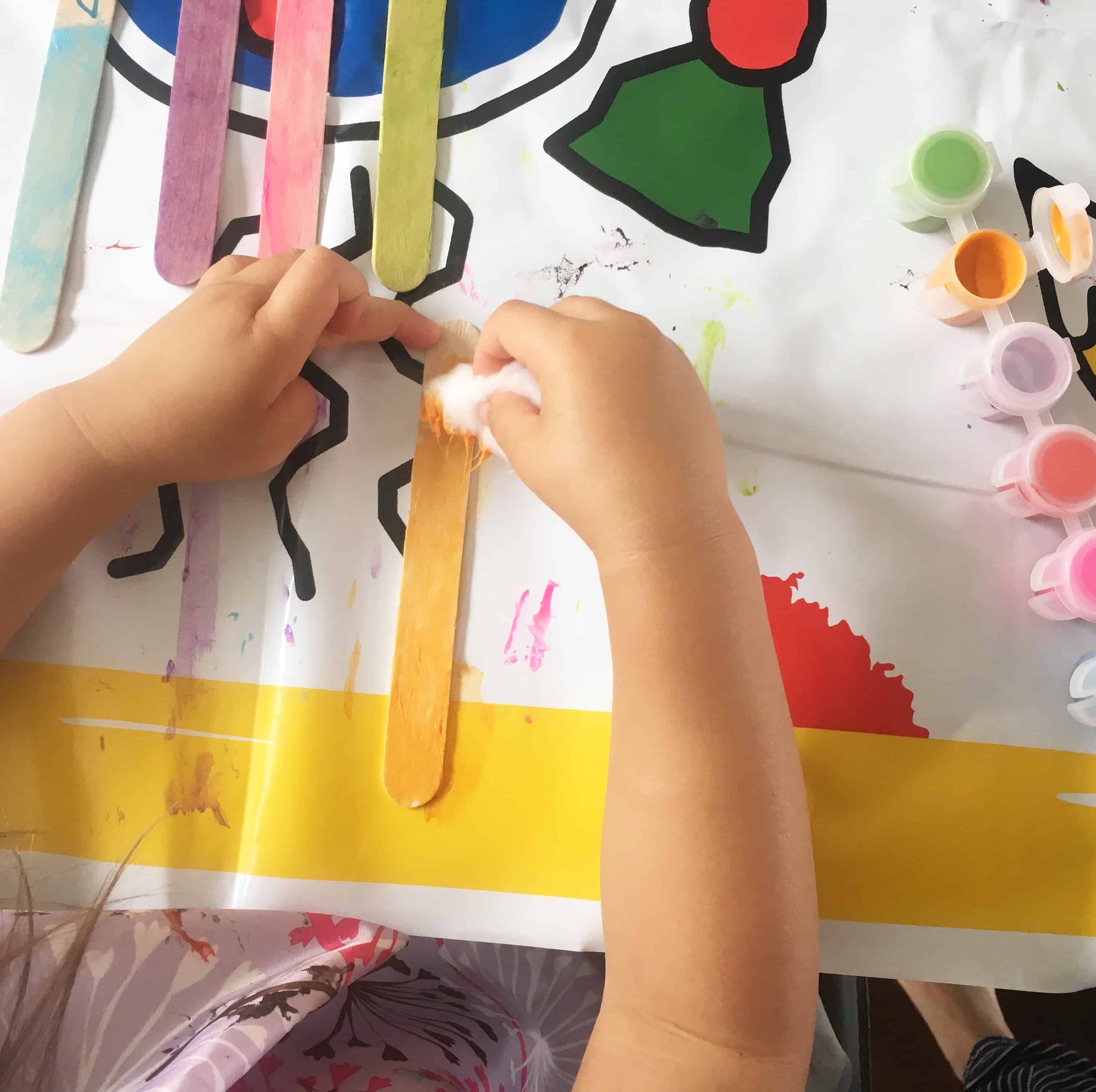 Color Matching Popsicles - Educational Craft for Kids