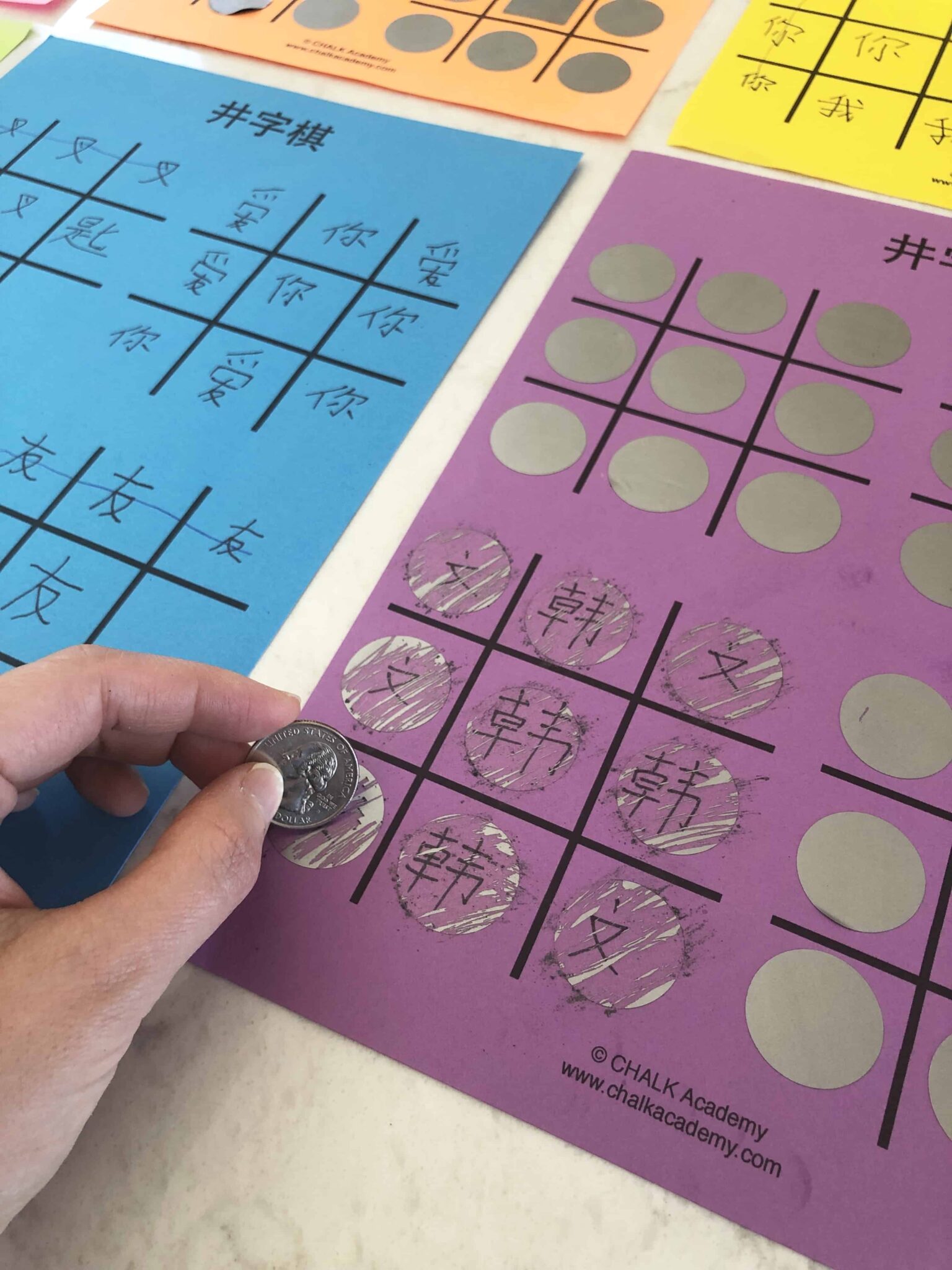 Bilingual Tic-Tac-Toe Game Ideas to Teach Language (Printable)