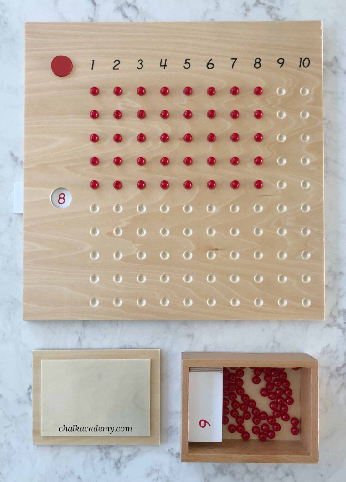 Montessori Multiplication and Division Boards for Home Learning
