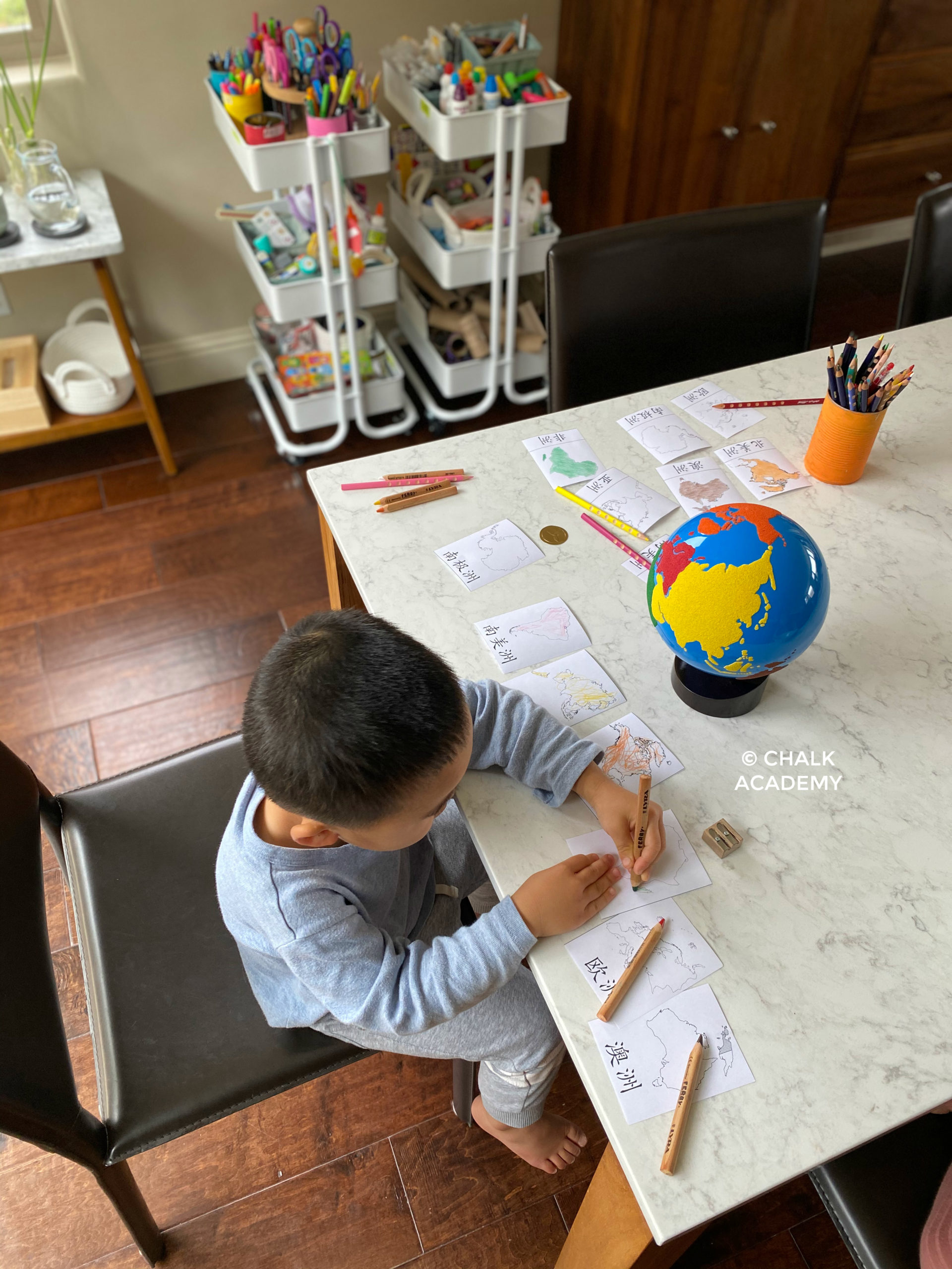 Printable Montessori Continent 3-Part Cards Make Geography Fun