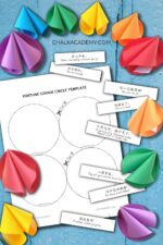 How to Make Paper Fortune Cookies with Template (Video Tutorial)